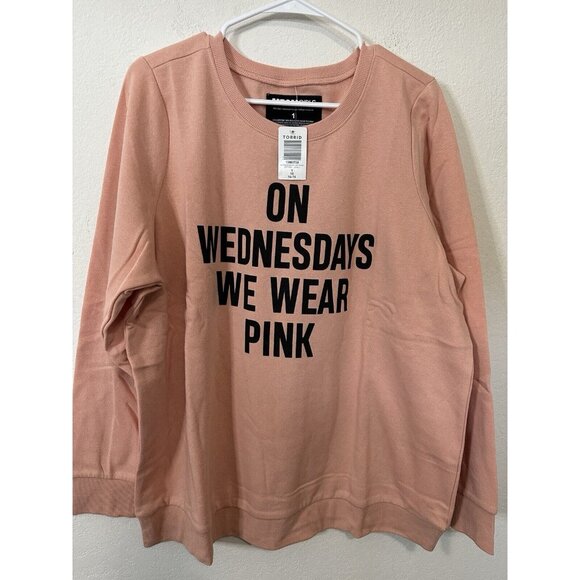 torrid | Sweaters | Torrid Mean Girls On Wednesdays We Wear Pink ...